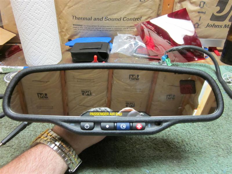 Added Autodimming mirror with red backlighting | Pontiac G8 Forum